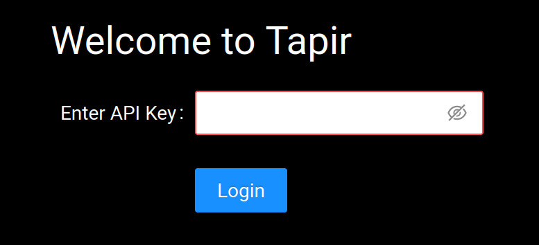 TAPIR user documentation